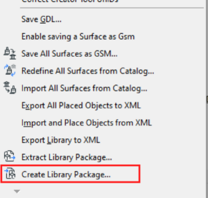 Conversion Between Library Formats | GRAPHISOFT GDL Center