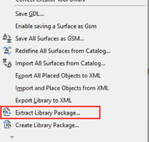 Conversion Between Library Formats | GRAPHISOFT GDL Center
